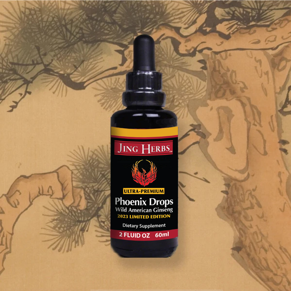 Jing Herbs Phoenix Drops for the ultimate American Ginseng experience!
